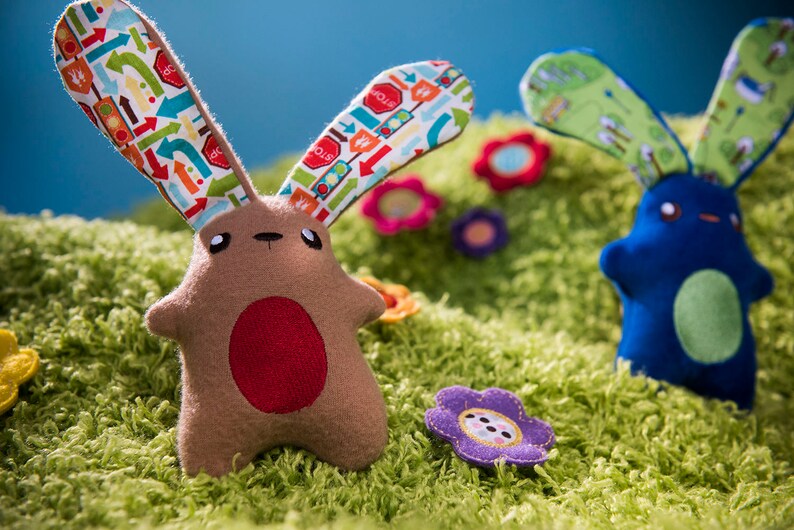 Baby's First Easter Easter Bunny Stuffies Basket - Etsy