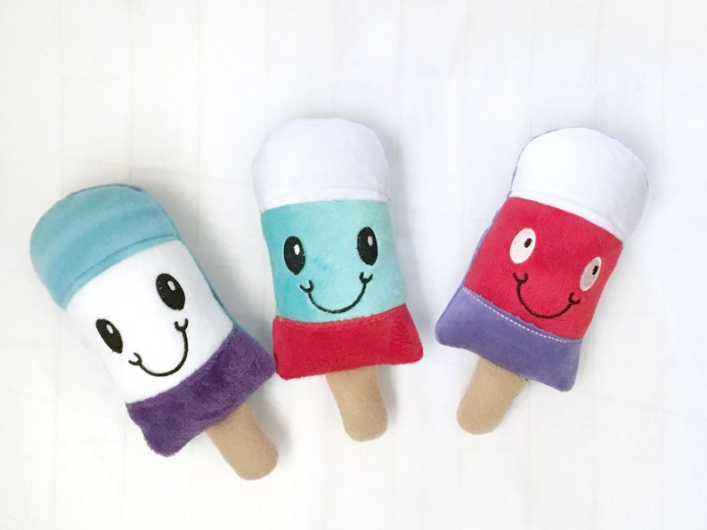 Summer Popsicle Plush Kawaii icee pop Stuffie Ice lolly | Etsy