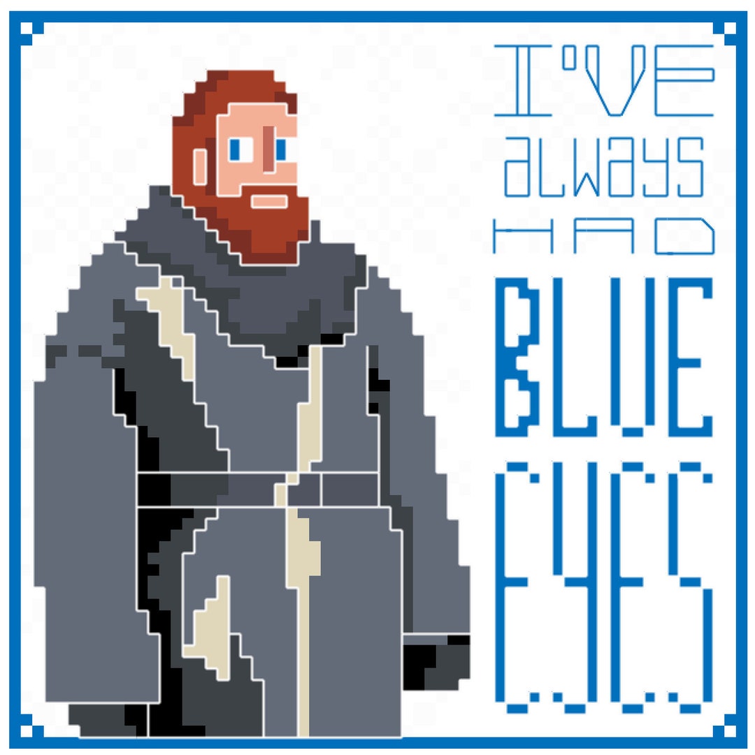 S8EP1 - Blue Eyes - PDF Cross-stitch Pattern - Instant Download - Etsy