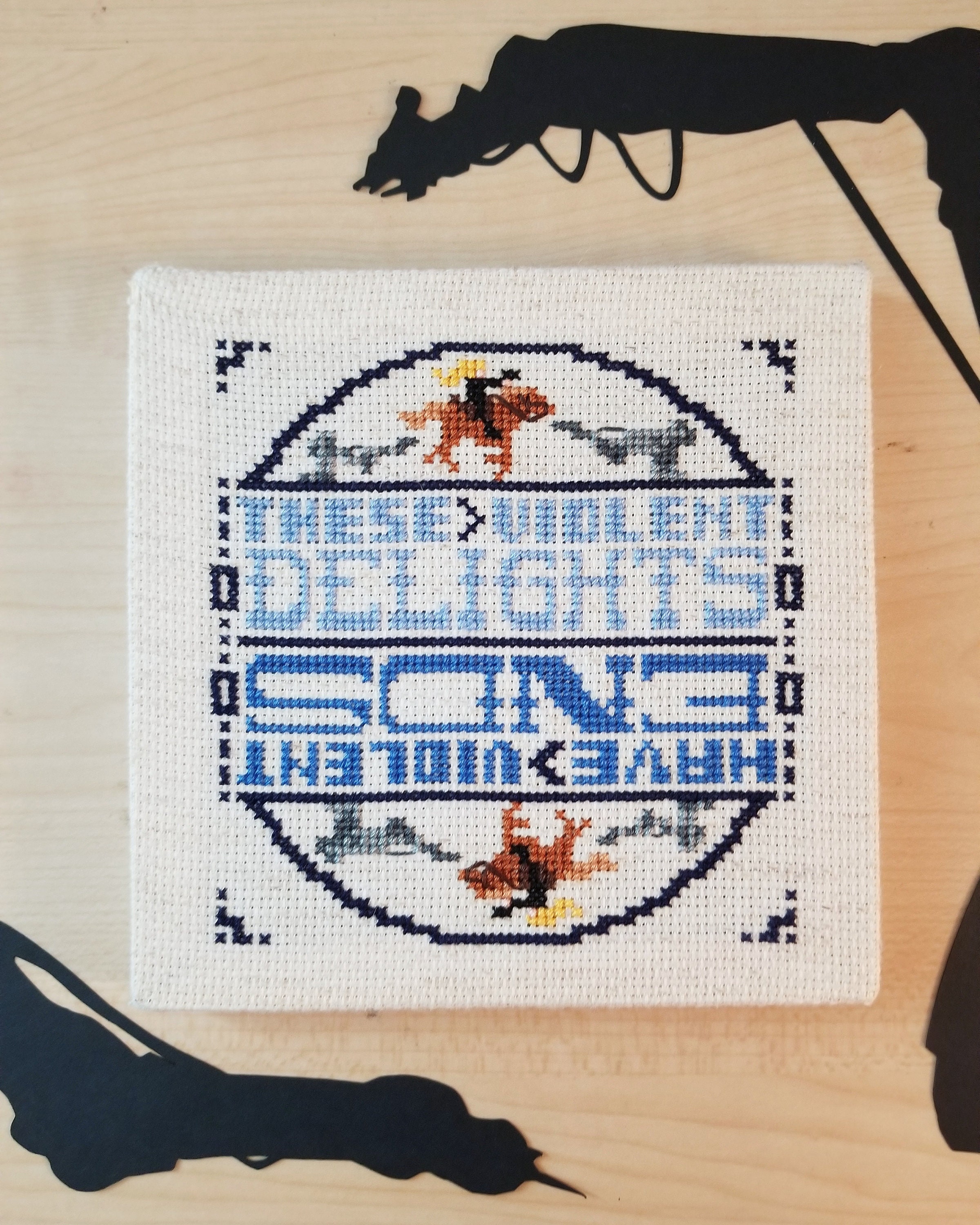 Violent Delights - PDF Cross-stitch Pattern - Instant Download - Etsy