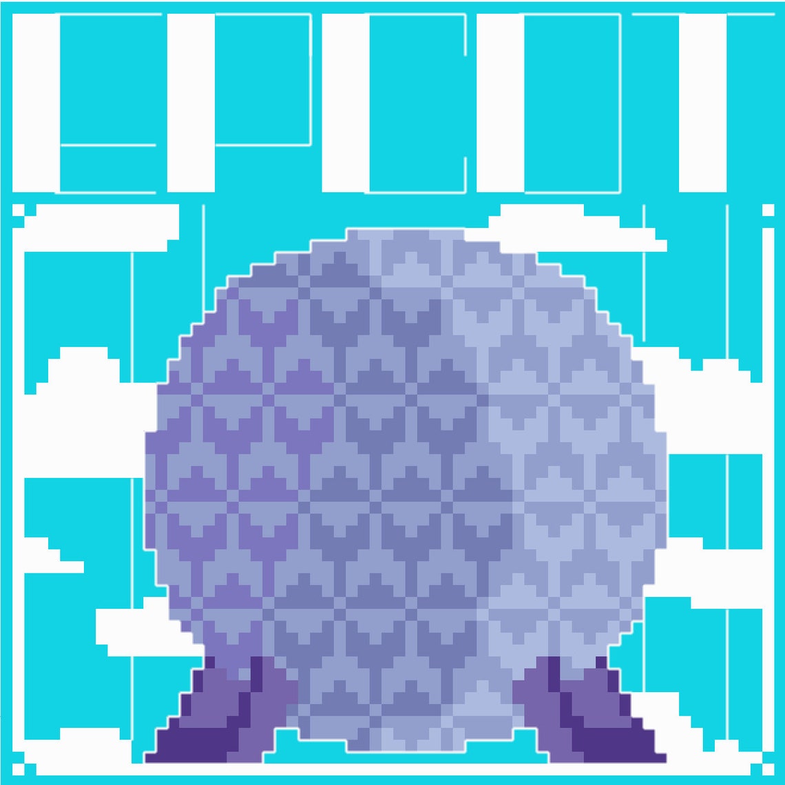 Epcot PDF Cross-stitch Pattern Instant Download - Etsy