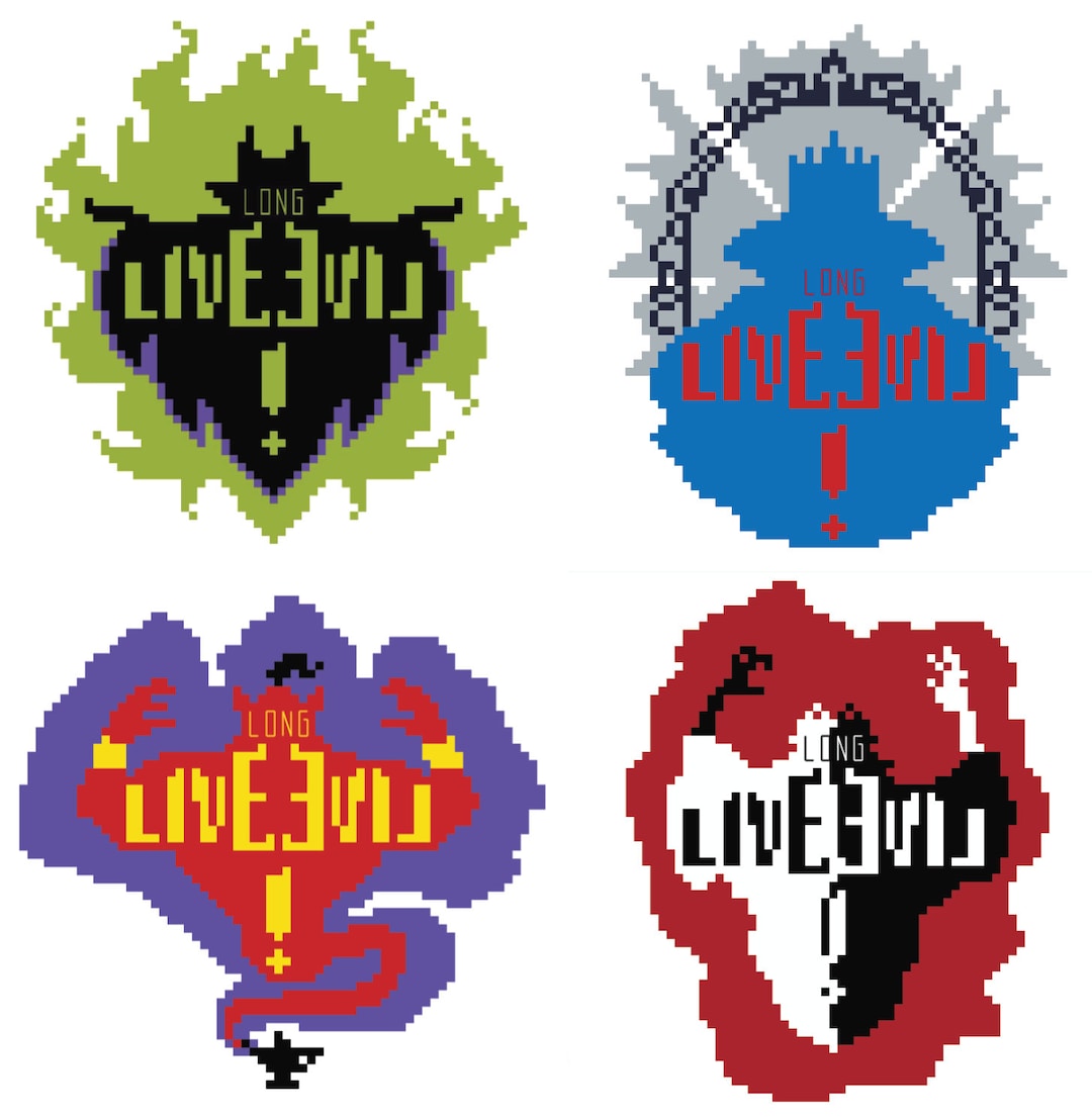 Long Live Evil - PDF Cross-stitch Pattern - Instant Download - SET - Etsy