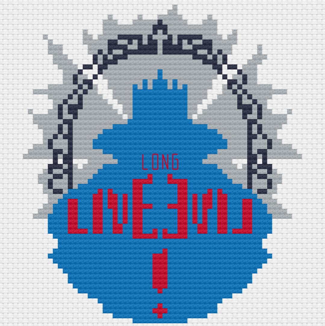 Long Live: Evie PDF Cross-stitch Pattern Instant Download - Etsy