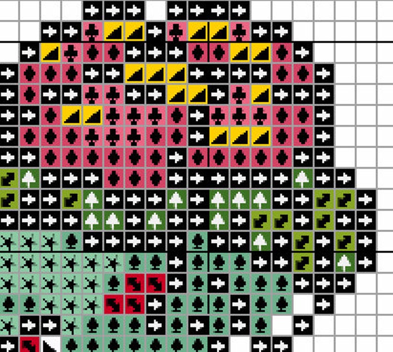 Grass Starter PDF Cross-stitch Pattern Instant Download - Etsy