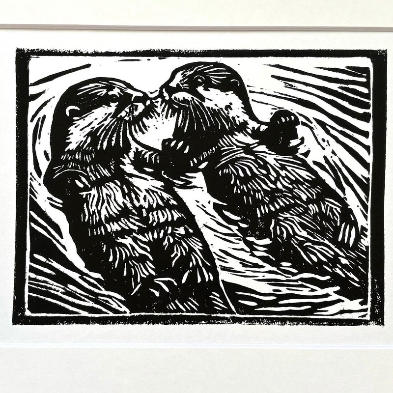 Sea Otter Art Wall Decor - Etsy