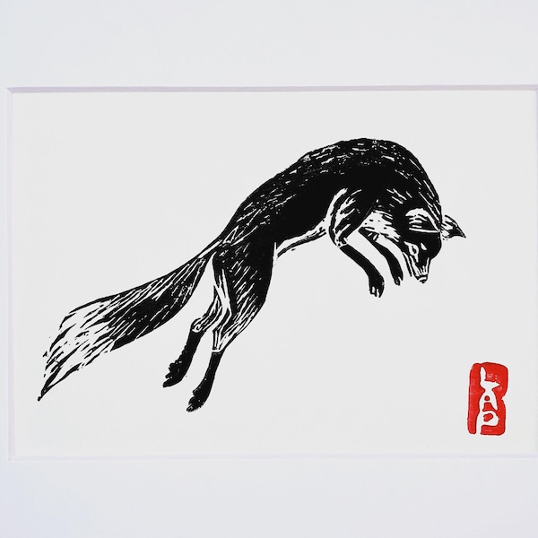 Leaping Fox - Etsy