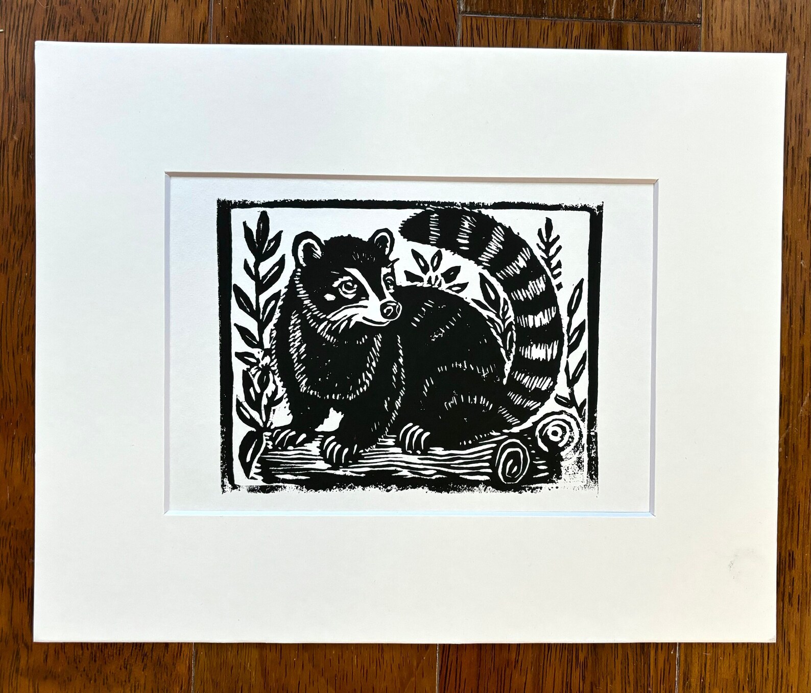 Coati Coatimundi Animal Print Block Print Linocut - Etsy