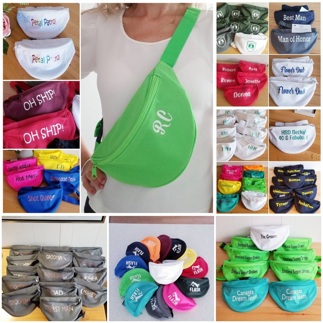 Personalized Fanny Pack, Custom Name Fanny Pack, Belt Bag Mom Gift ...