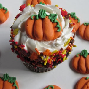 Made to Order | 1 Dozen Large White Royal Icing Pumpkins | 1.25 Inches ...