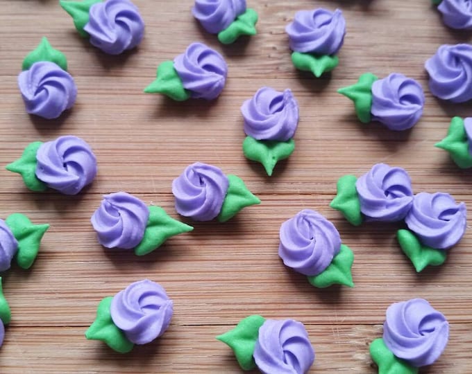 Purple Orchid - Handmade Sugar Flowers - Cake Toppers - Gumpaste - Etsy