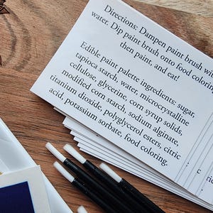 PYO Palette, Brush, and Label Set Enough for 1 Dozen Cookies Edible ...