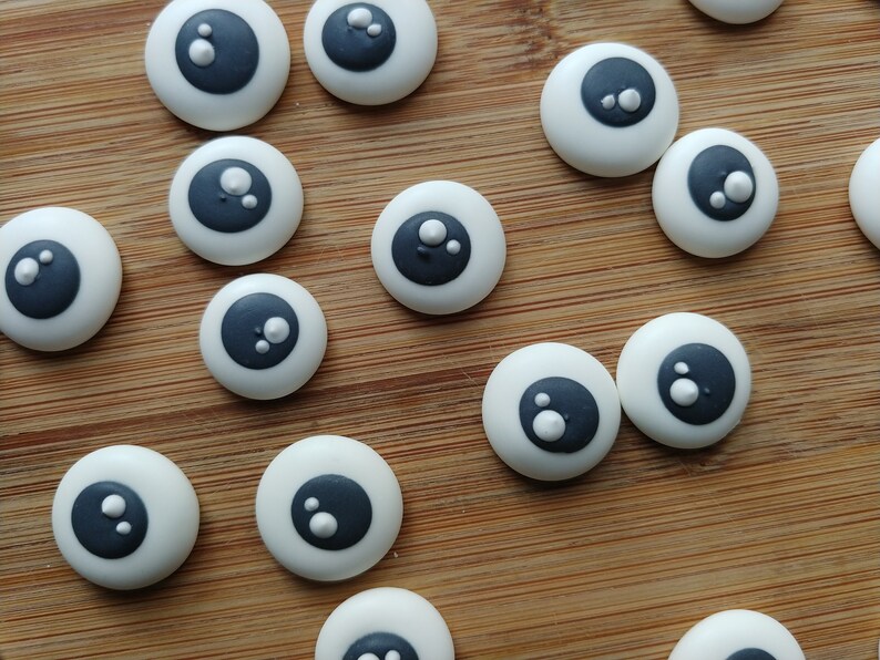Made to Order 1 Dozen Royal Icing Eyes 3/4 Inch Sugar - Etsy