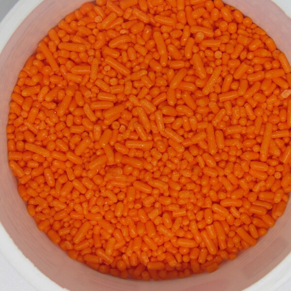 Orange Sprinkles - Etsy