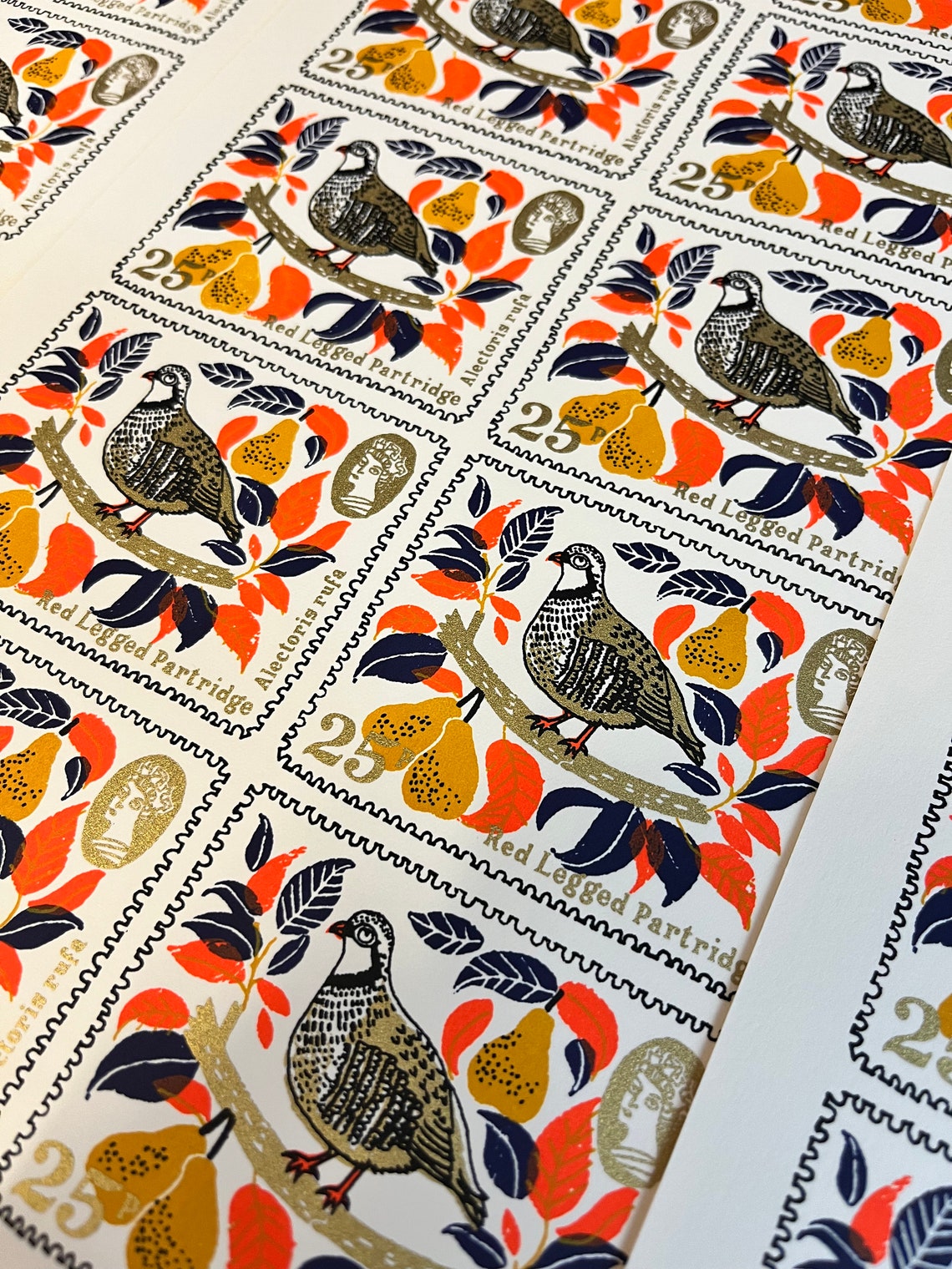 Partridge in a Pear Tree Card - Etsy