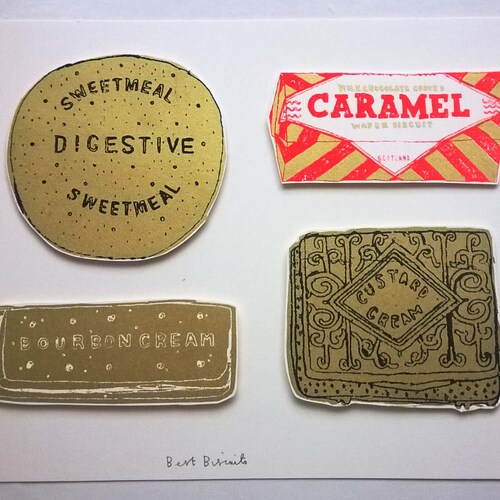 A2 Biscuit Collage All the Best Biscuits - Etsy