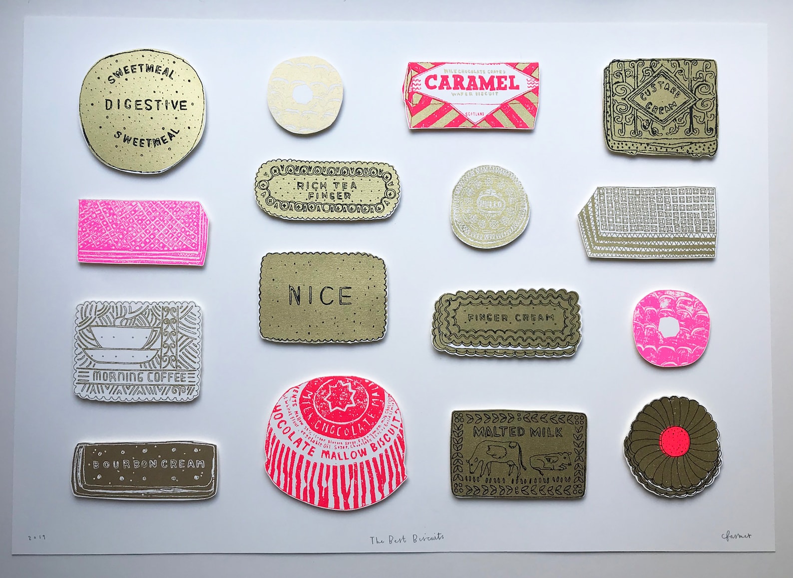 A2 Biscuit Collage All The Best Biscuits | Etsy