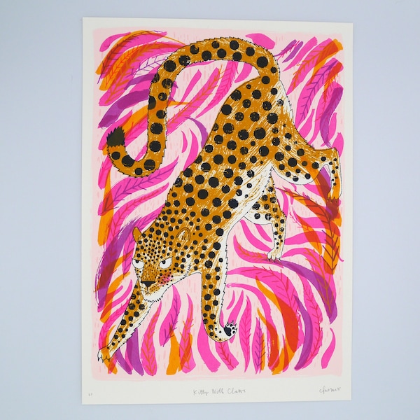 Kitty Print - Etsy