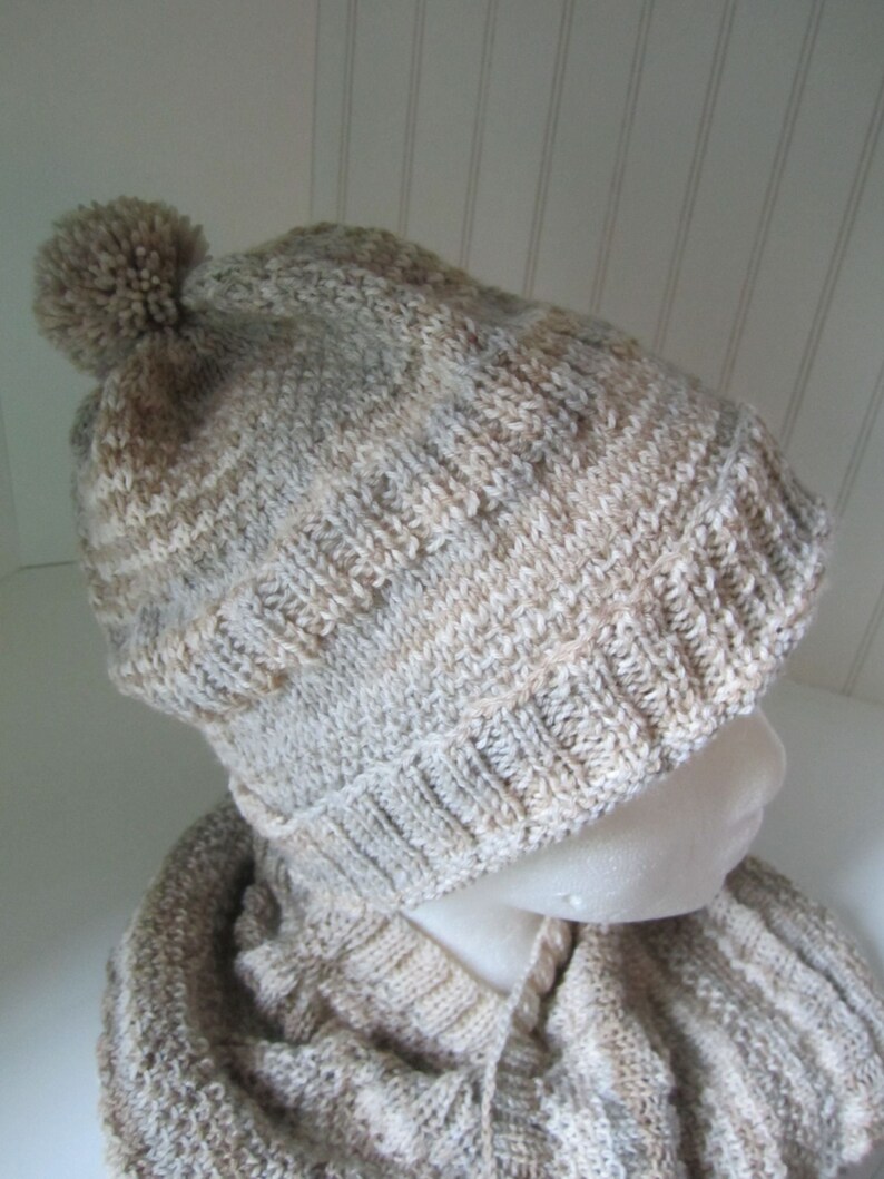 Knitted Möbius Pattern for Infinity Cowl/warm Winter Neckwear Accessory ...