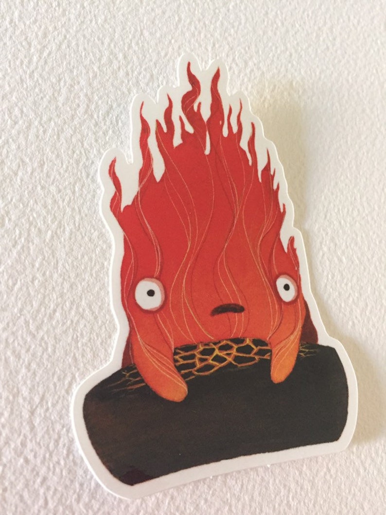 Fire Spark Vinyl Sticker - Etsy