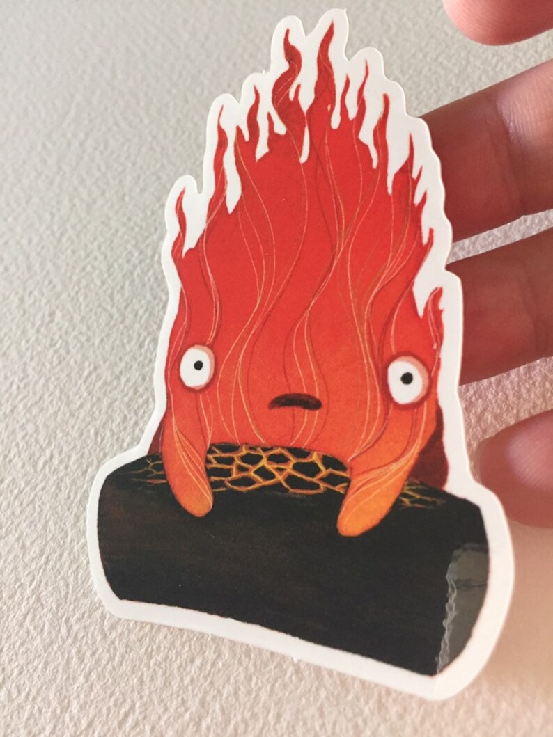 Fire Spark Vinyl Sticker - Etsy