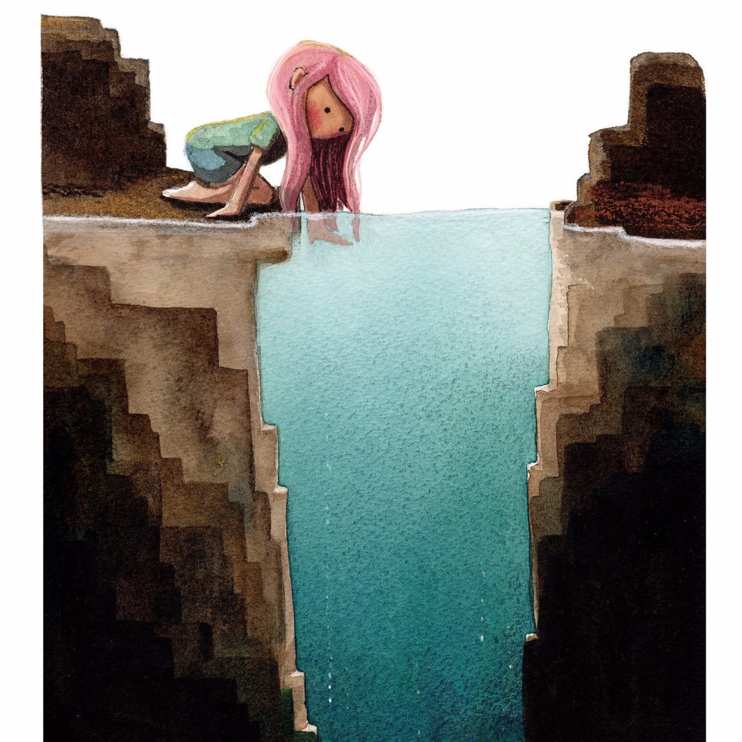 The Secret Pool Prints From Original - Etsy