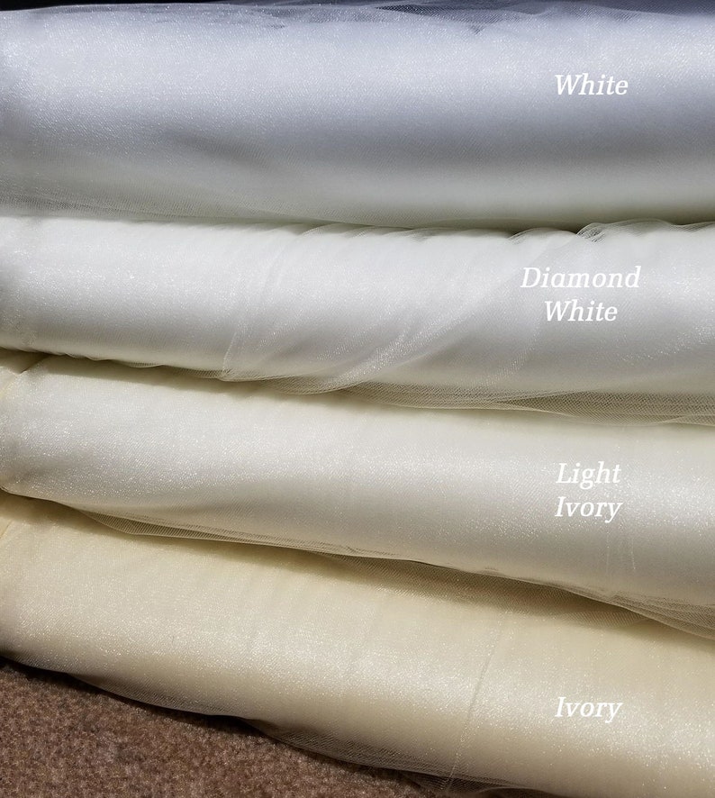 Wedding Veil TULLE SAMPLE White Diamond White Light - Etsy