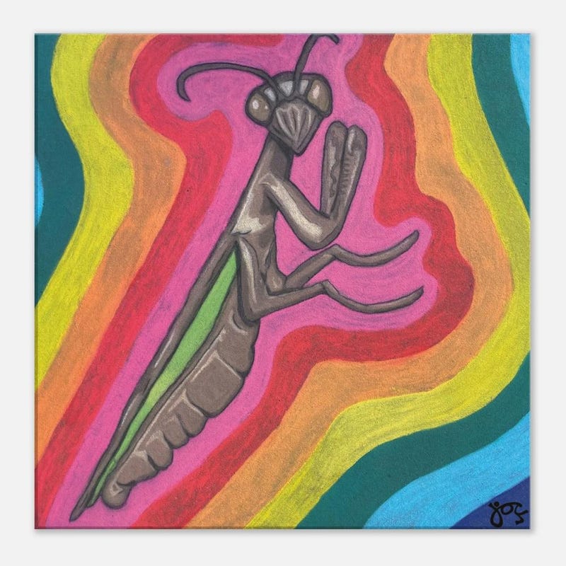 Praying Mantis - Etsy