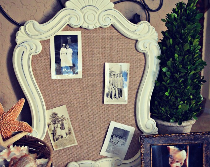 Tack Board Shabby Chic Push Pin Board Wood Frame Chalk Board - Etsy