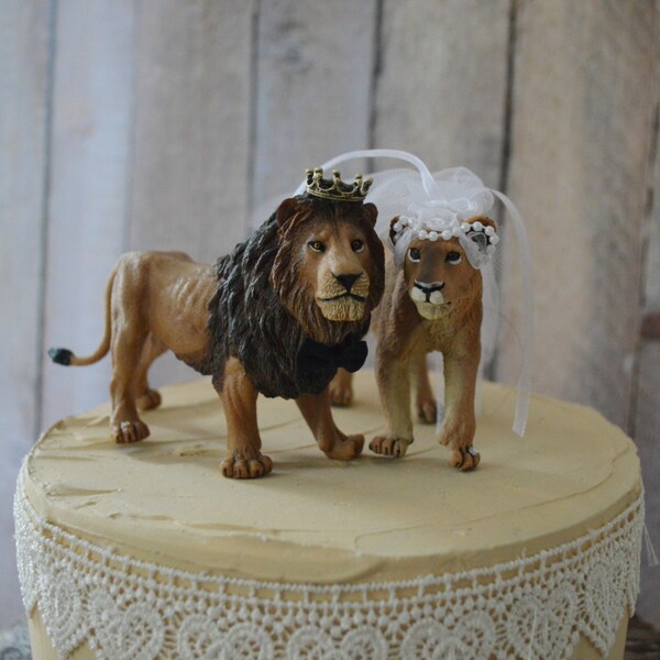 Lion and Lioness - Etsy