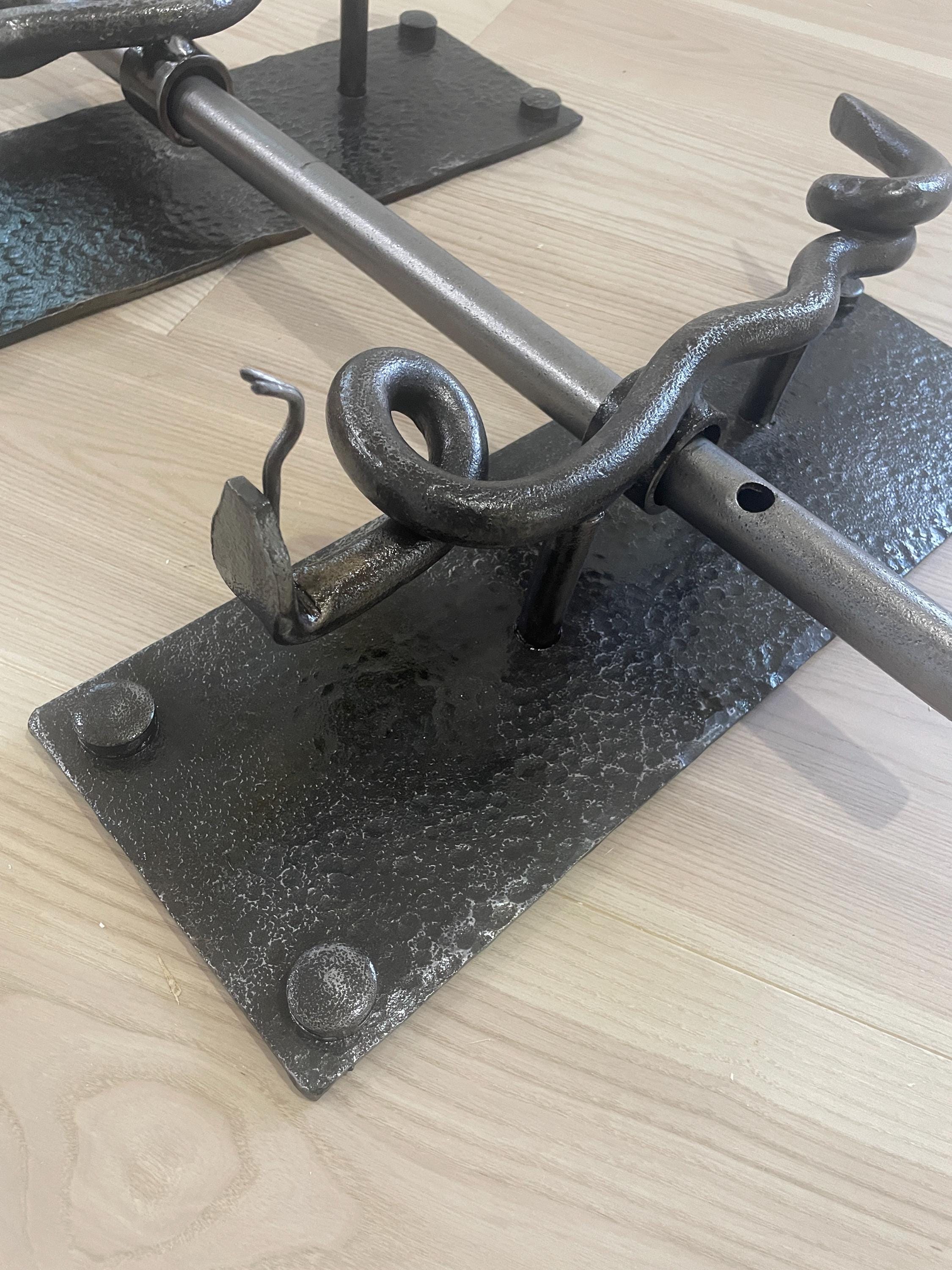Custom Goth Steel Door Handles and Lock - Etsy