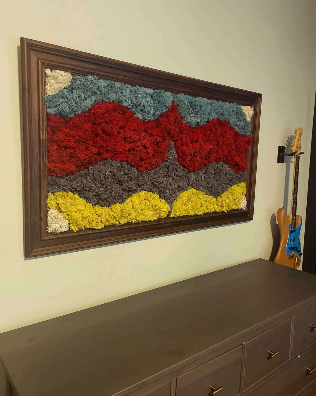 Colored Moss Wall - Etsy