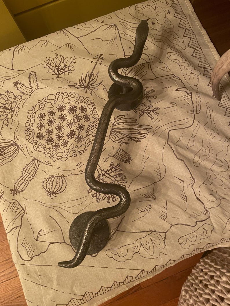 Slithering Snake Door Handle - Etsy