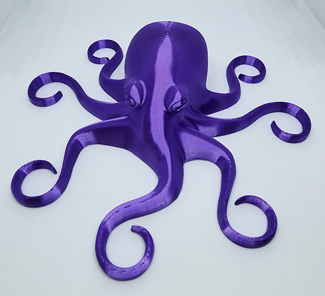 3D Printed Octopus Marble Stand - Etsy