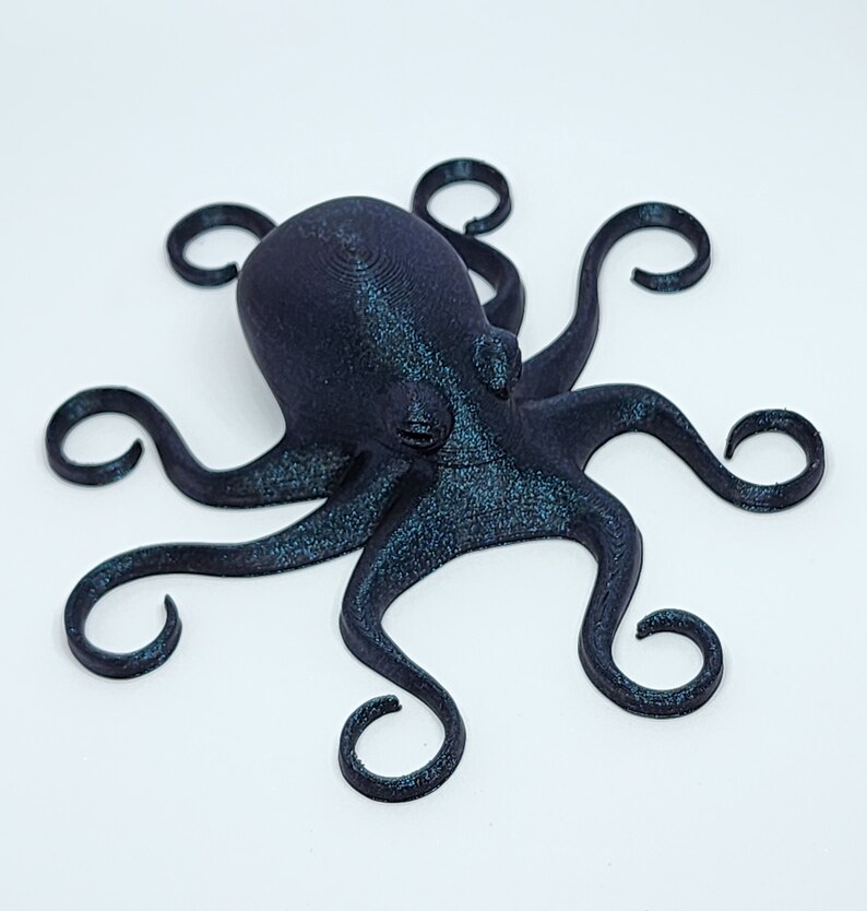 3D Printed Octopus Marble Stand - Etsy