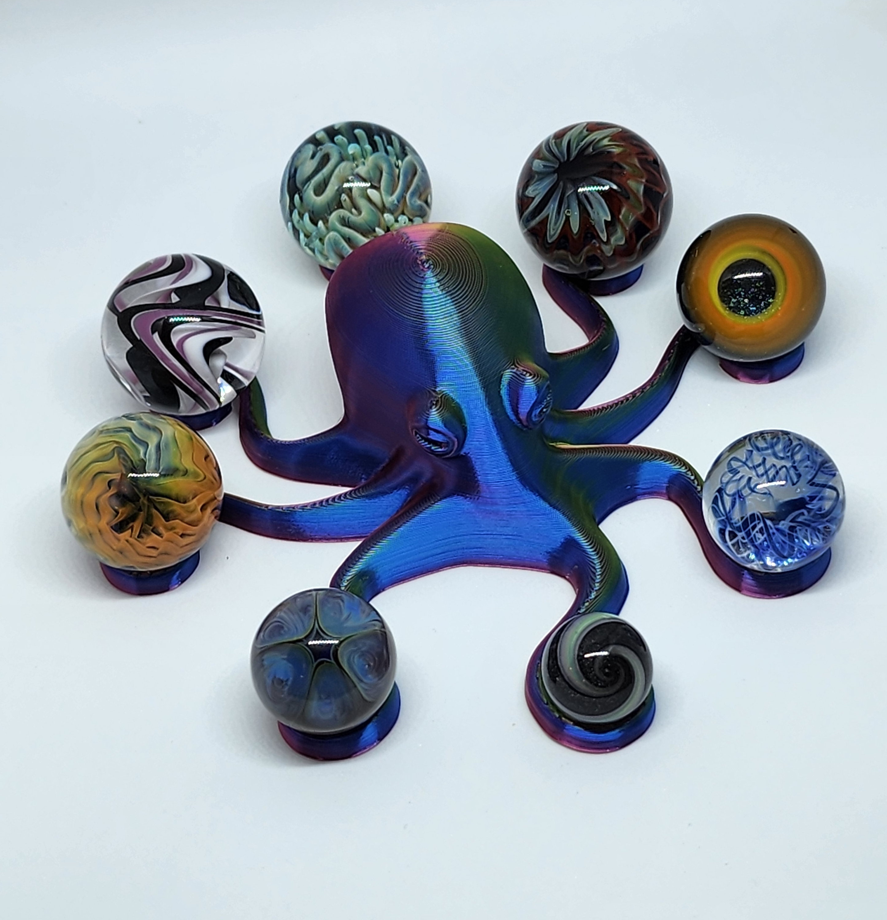 3D Printed Octopus Marble Stand - Etsy