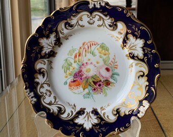 Antique Blue Plates - Etsy