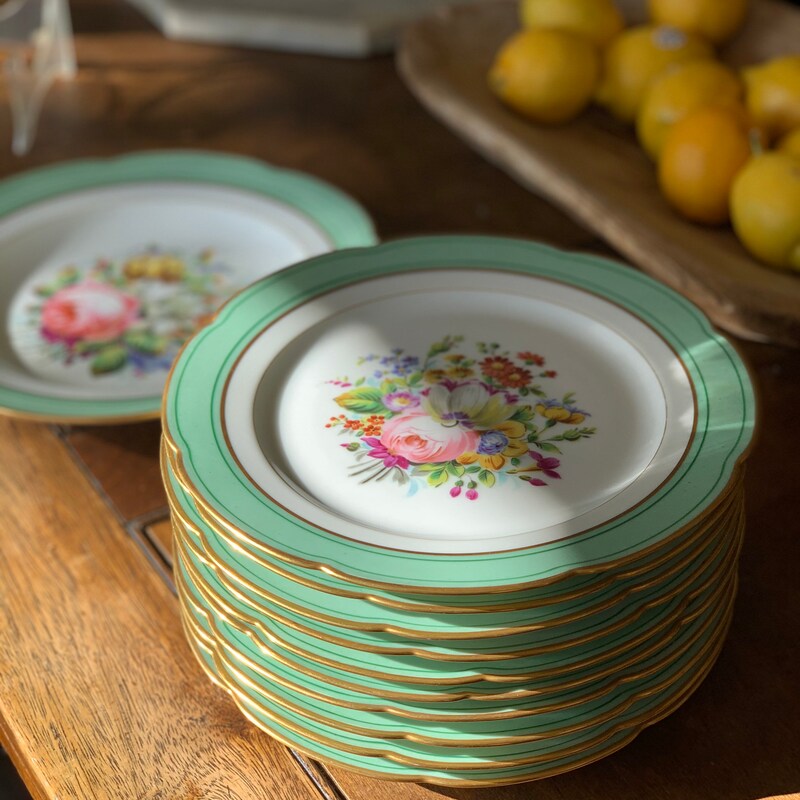 Antique China Plates - Etsy