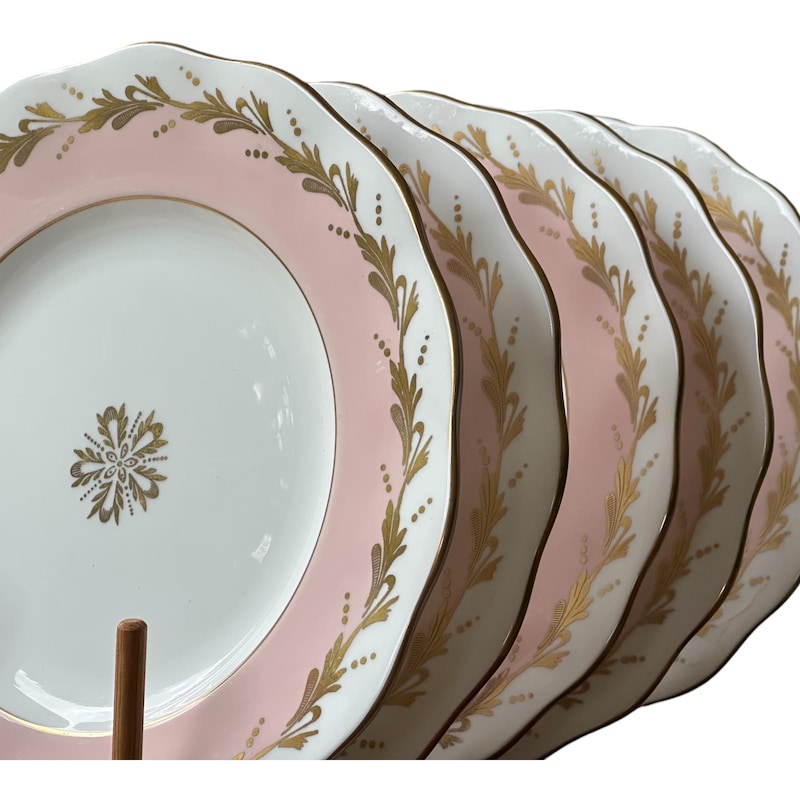 Pink Plate Set - Etsy