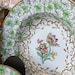 3 Rare Antique Grainger Worcester Soup Plates With Elaborate Green Leaf ...