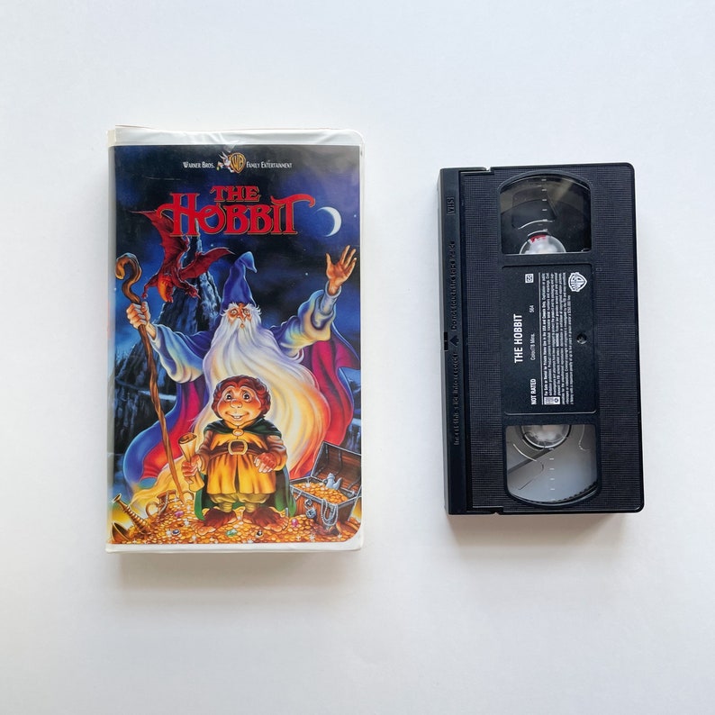 The Hobbit Animated Film on VHS JRR Tolkien 1977 Rankin - Etsy