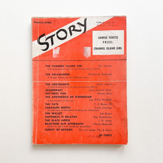 Story Magazine March-april 1944 Featuring aftermath of - Etsy