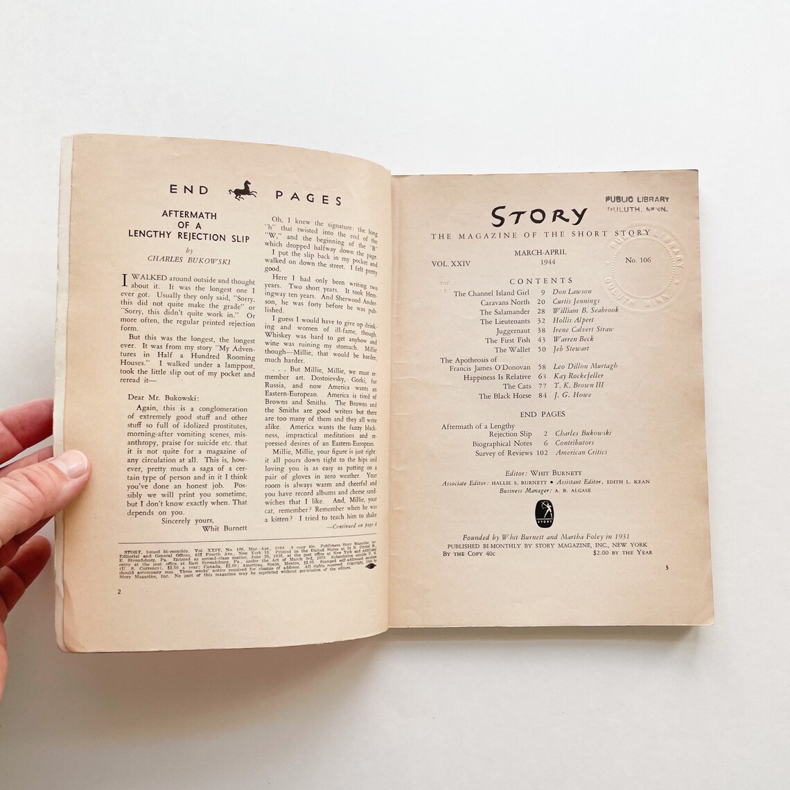 Story Magazine March-april 1944 Featuring aftermath of - Etsy