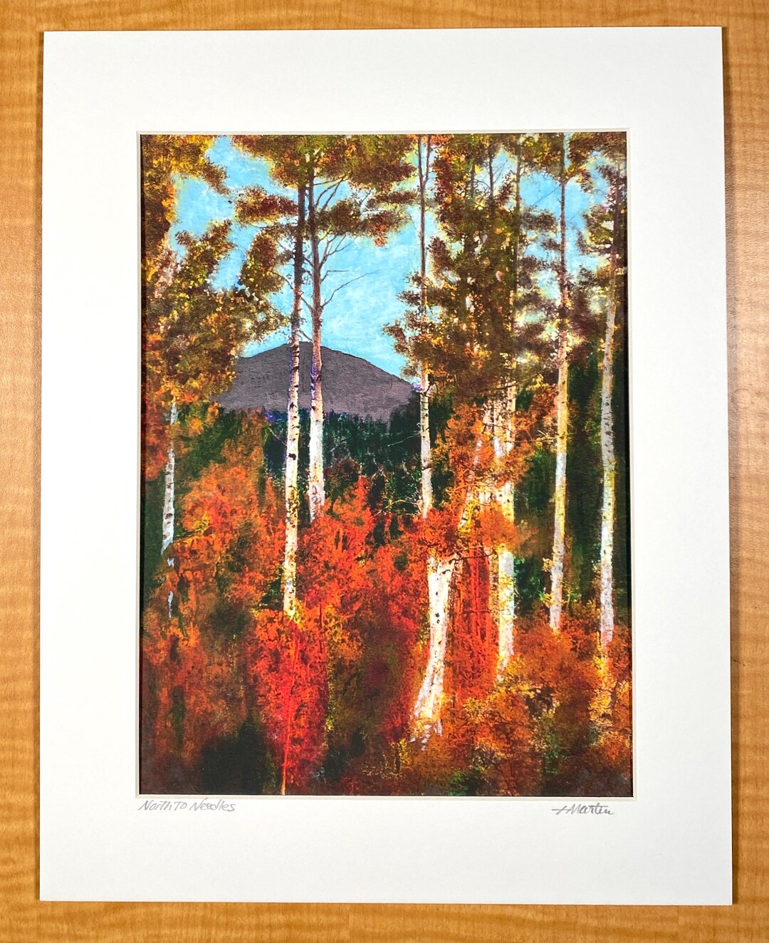 North to Needles, Durango, Colorado - Fine Art Print in 11x14 Mat - Etsy