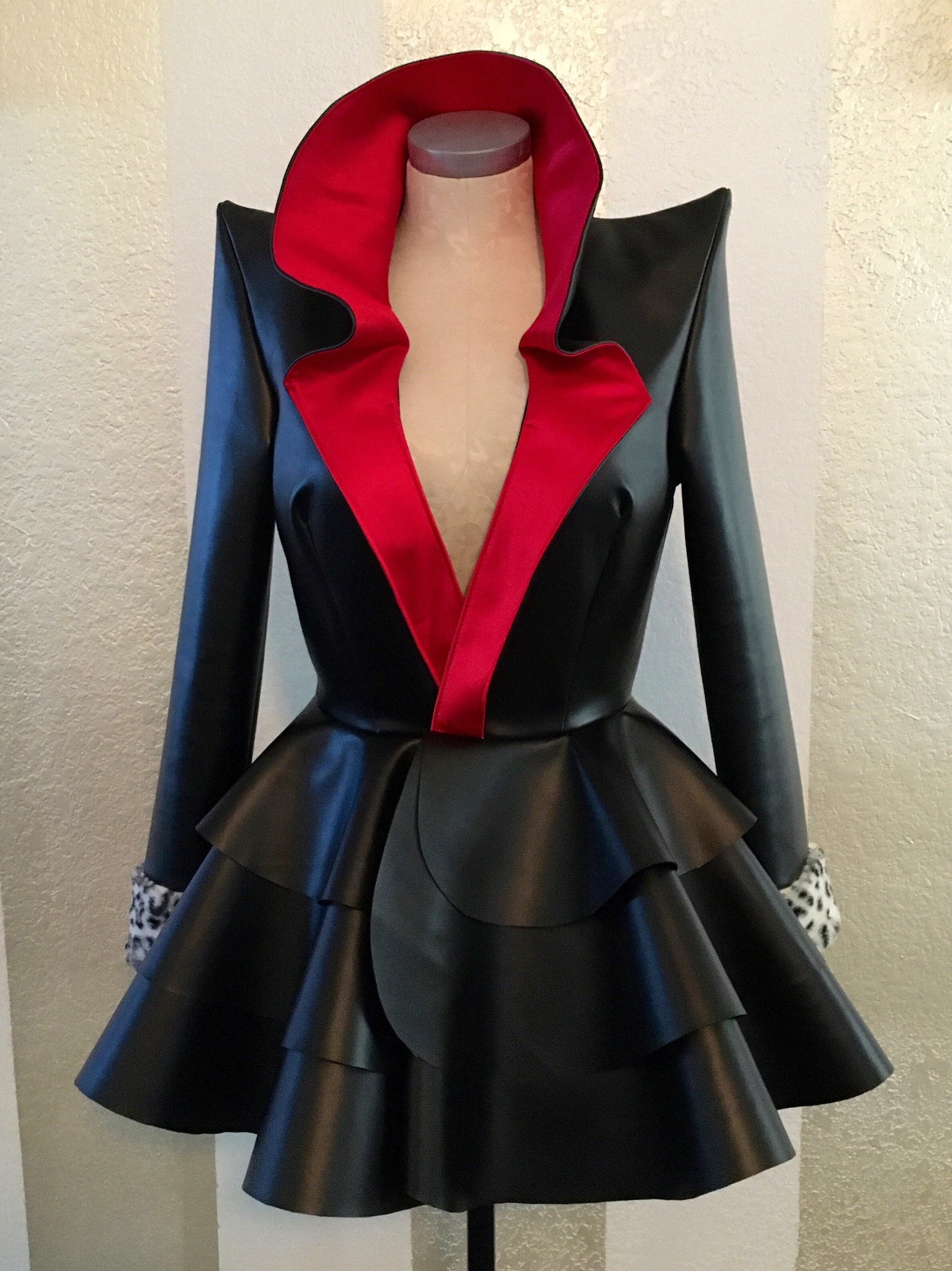 Cruella Pointed Shoulder Jacket - Etsy