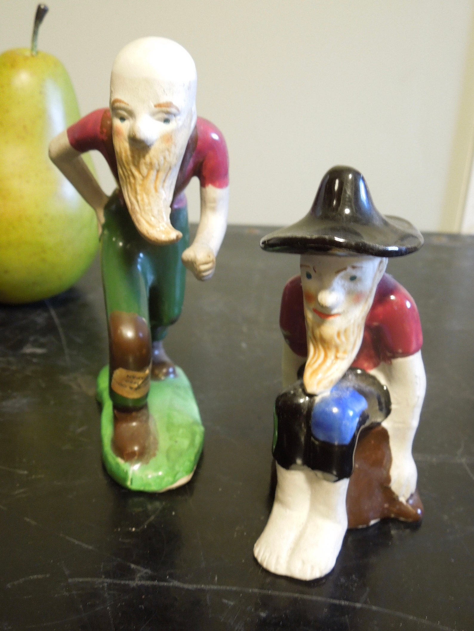 Mid Century Hillbilly Figurines Rare Ceramic Folk Art FREE | Etsy