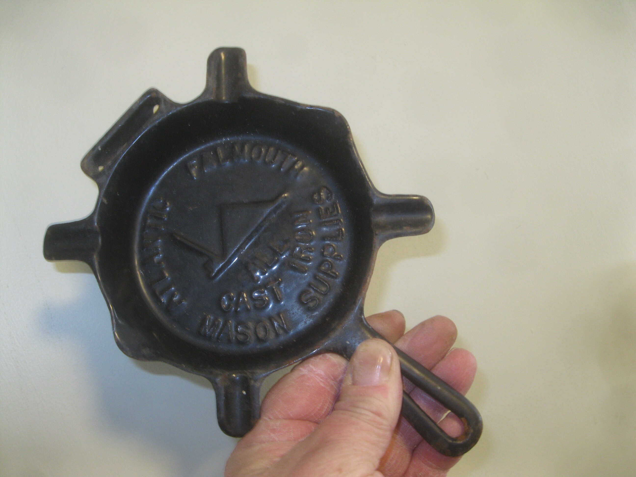 Rare Antique Cast Iron Advertising Ashtray / Skillet, Portland Stove ...