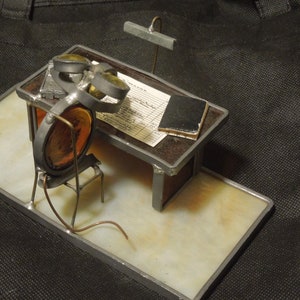 Rare Glass Sculpture of Accountant, Glass People of Ohio, Carl Goeller ...