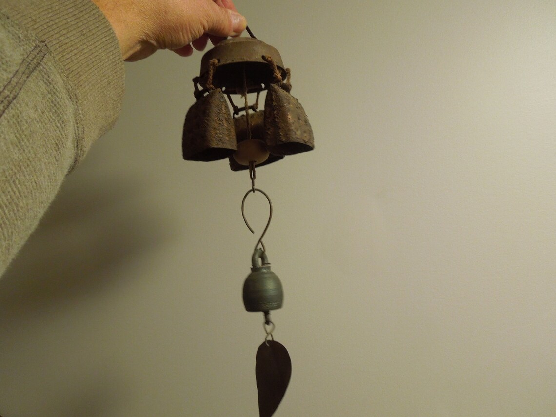 Rustic Antique Wind Chime Ancient Tribal Bells Middle | Etsy