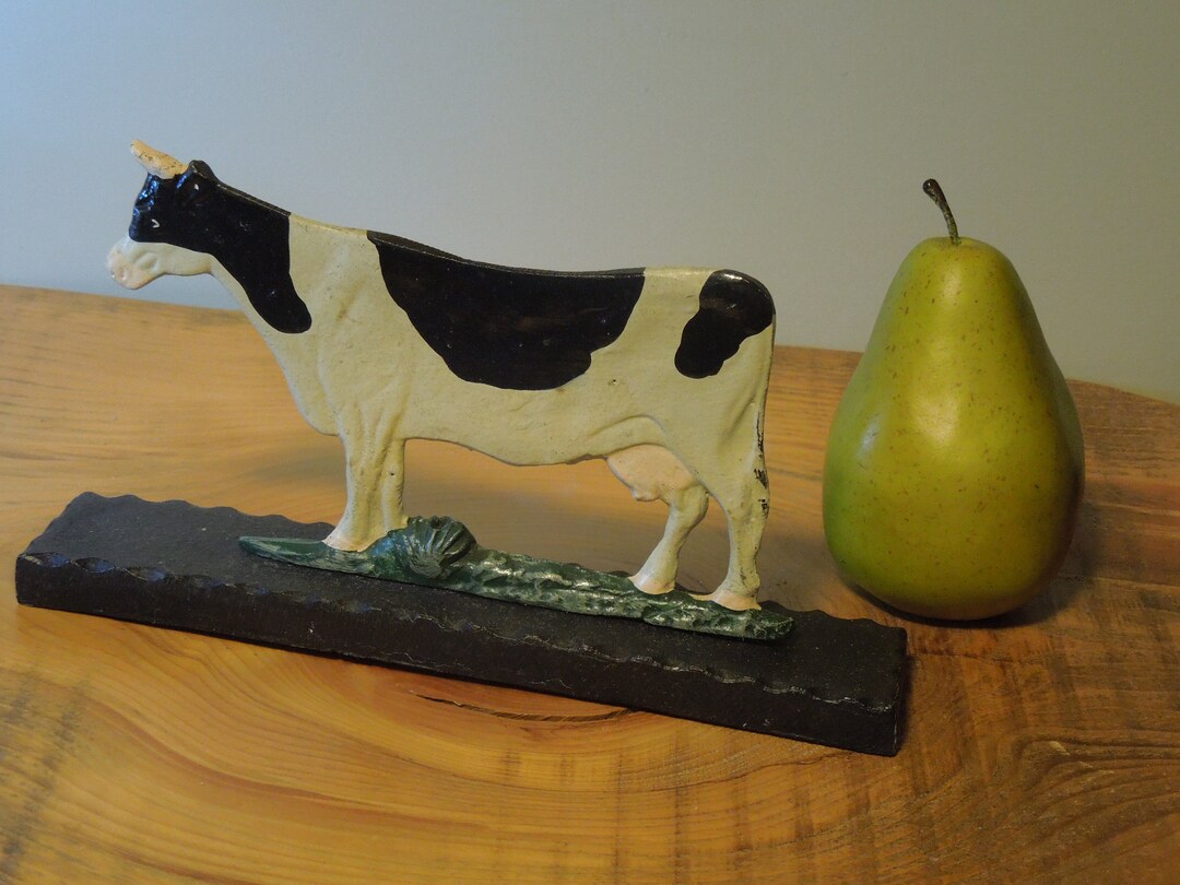 Cast Iron Cow Door Stop, Vintage Farm Decor, FREE PRIORITY SHIPPING - Etsy