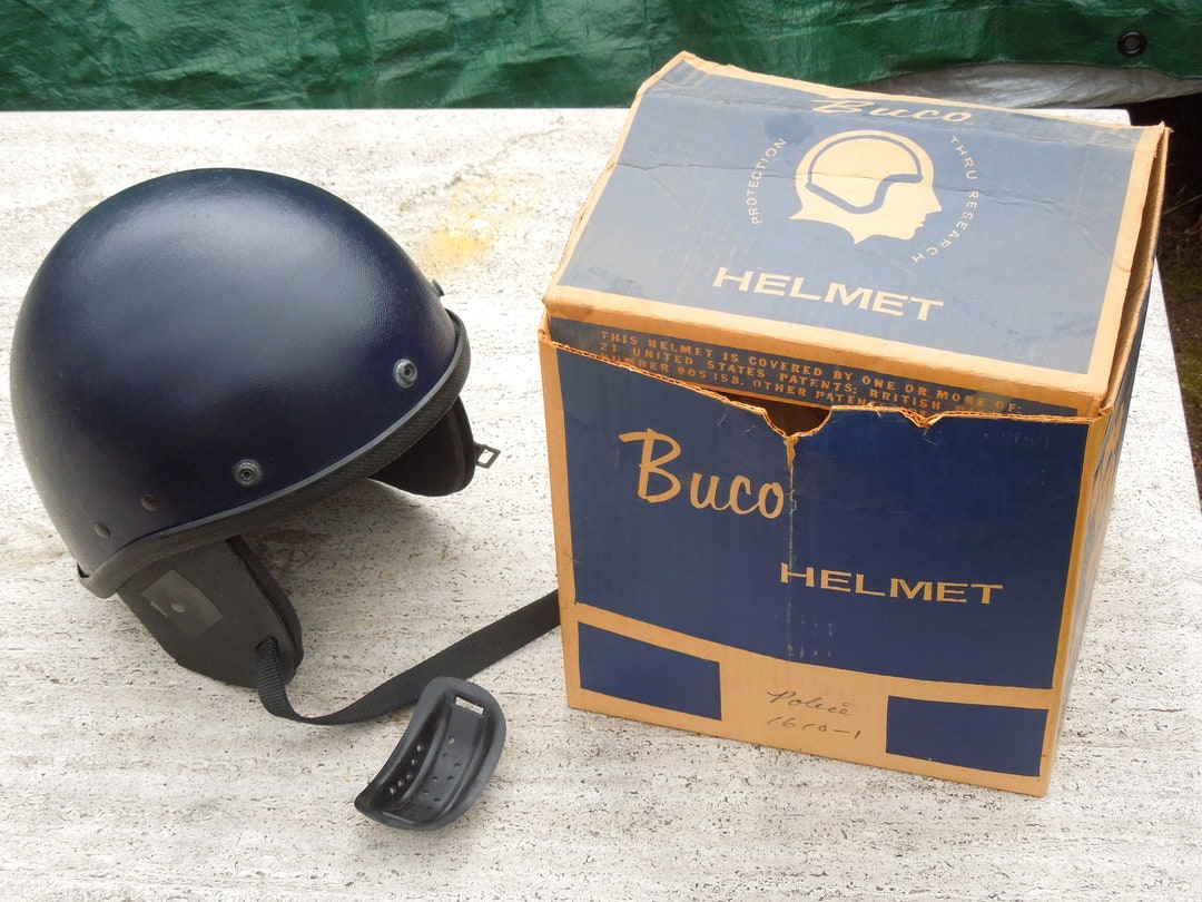 ON SALE Rare Buco Motorcycle Helmet, Vintage Sports Racing Half Helmet ...
